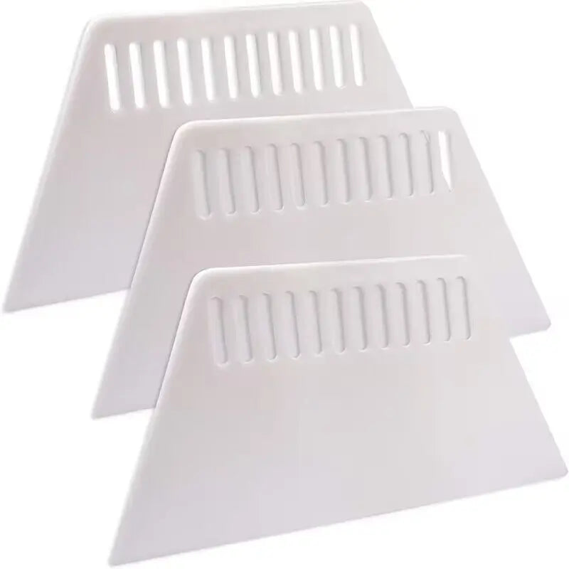 Large Plastic Wallpaper Scraper Tool – 3-Piece Set for Smoothing and D